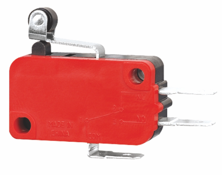 Short roller lever type micro switch RV-165-1C25 - Buy RV-165-1C25 Product on ZHEJIANG GNBER ...